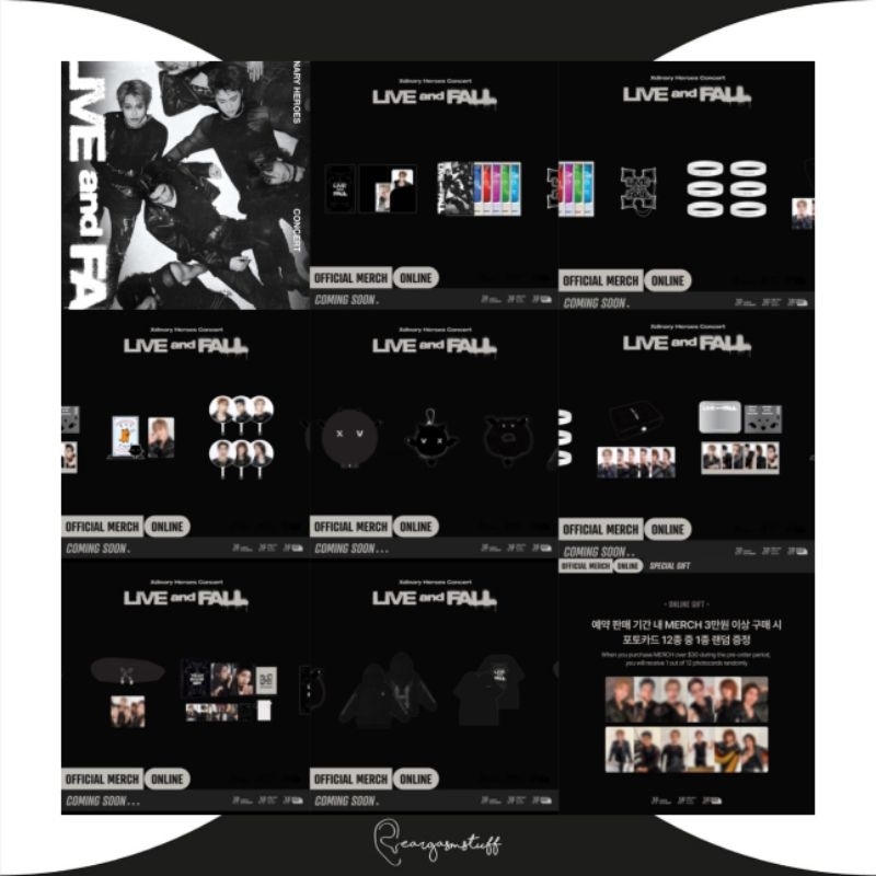 Jual XDINARY HEROES LIVE AND FALL CONCERT OFFICIAL MD / MERCHANDISE ...