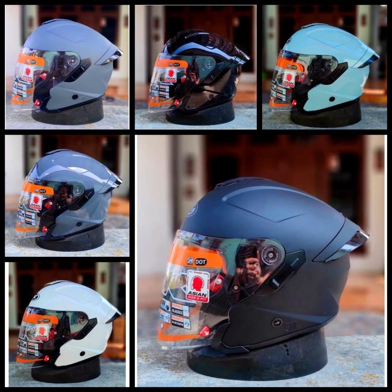 Jual HELM HALF FACE INK TERRA 2 ORIGINAL TERMURAH SNI DOT BISA ((COD ...