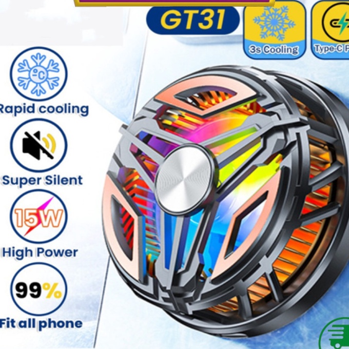 Jual Hematku CODFuncooler GT31 Fan Cooler Gaming Pendingin Tablet ...