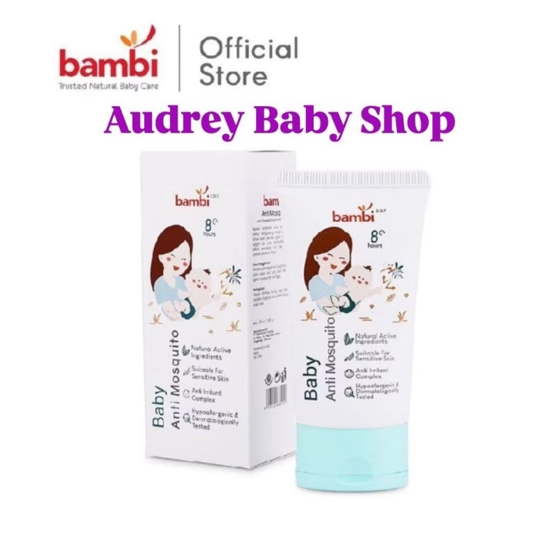 Jual Bambi baby Anti Mosquito cream/ Cream Anti Nyamuk Bayi | Shopee ...