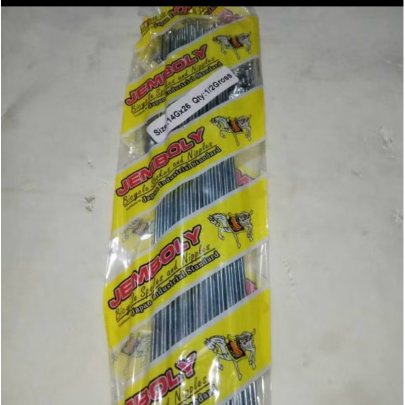 Jual Ruji sepeda 26 x 1 3/8 / Ruji sepeda siera / Spoke 26 Operan ...