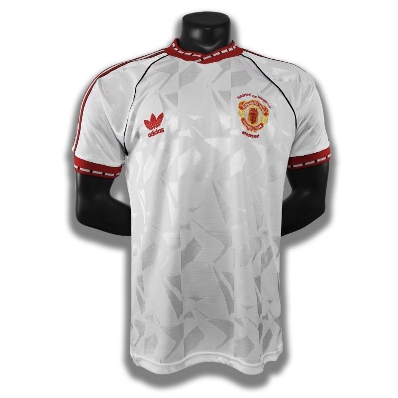 Jual JERSEY BOLA RETRO MU AWAY 91 PUTIH PREMIUM GRADE ORI IMPRT ...