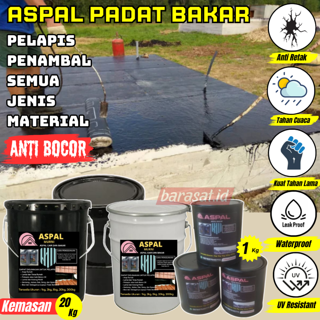 Jual Lem Penambal Besi dan sebagainya supaya tidak berkarat Aspal Padat ...
