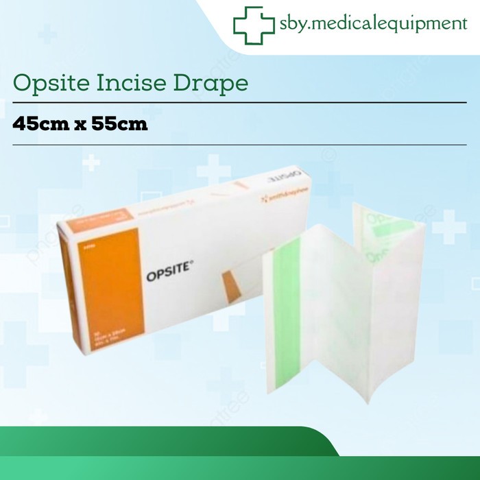Jual OPSITE Incise Drape 45cm x 55cm Plester Luka OPSITE Size 45cm x ...