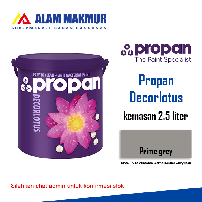 Jual CAT TEMBOK PROPAN DECORLOTUS 2.5 LT CAT TINTING INTERIOR (prime ...