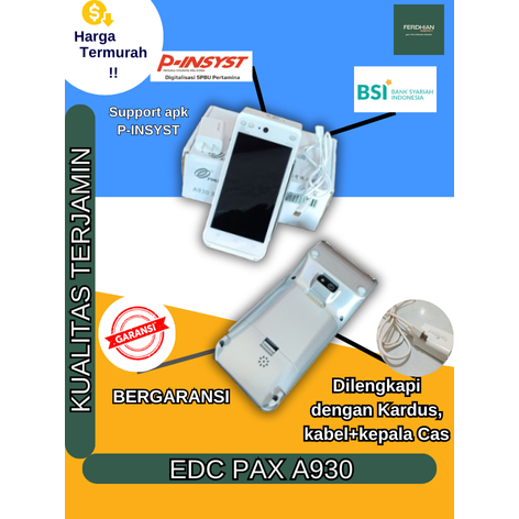 Jual EDC Pax A930 Bergaransi - 100% Berkualitas | Shopee Indonesia