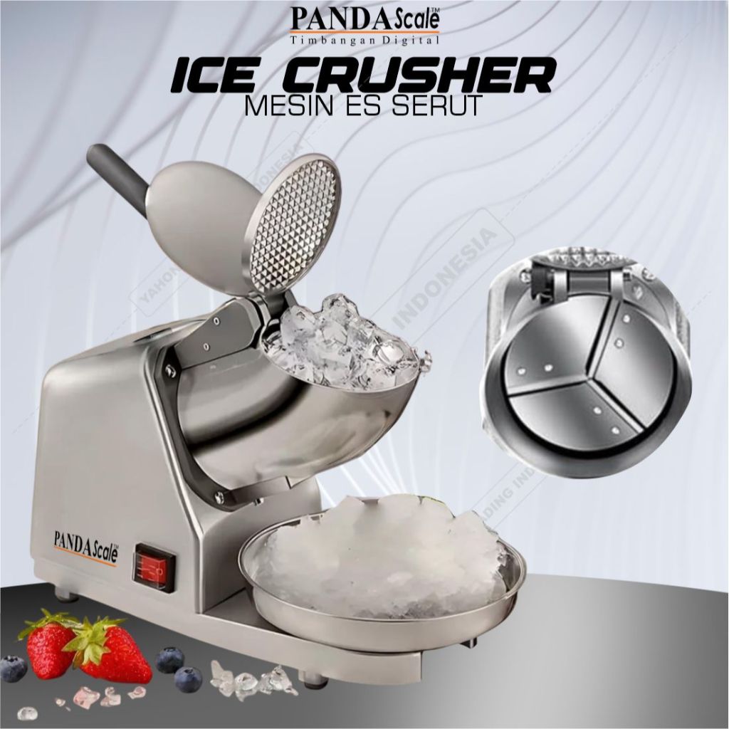 Jual Mesin Serut Es Batu Listrik Ice Smashing Machine 2 Mata Pisau ...