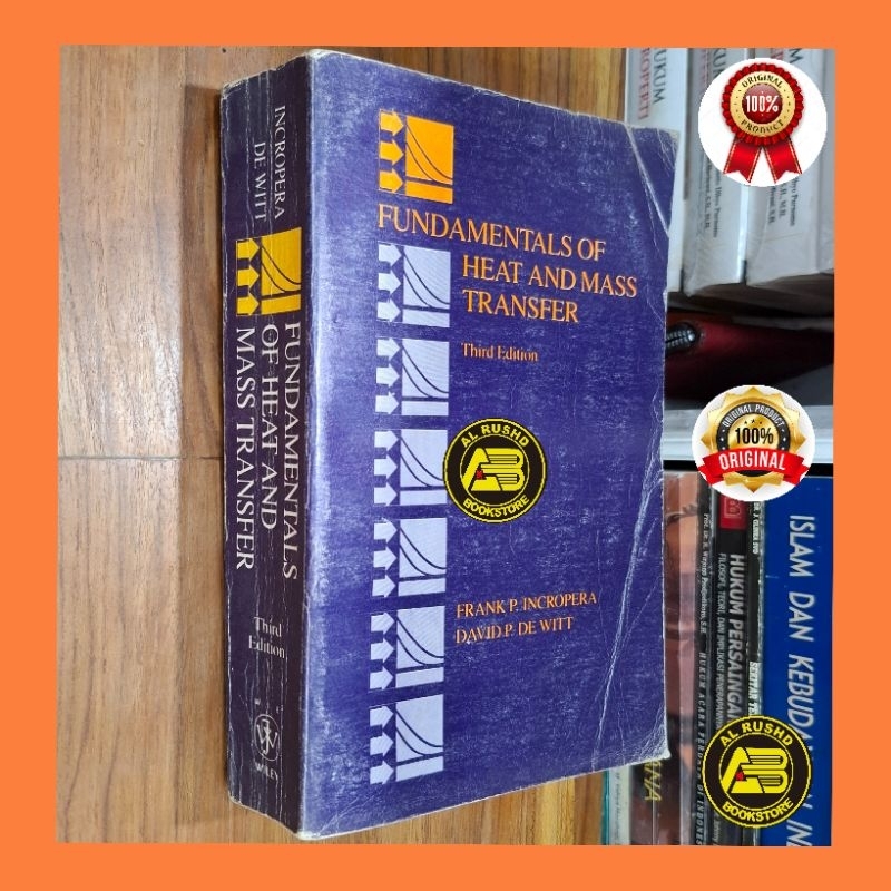 Jual Buku (Ori 100%) Fundamentals of Heat and Mass Transfer ~ Frank P ...