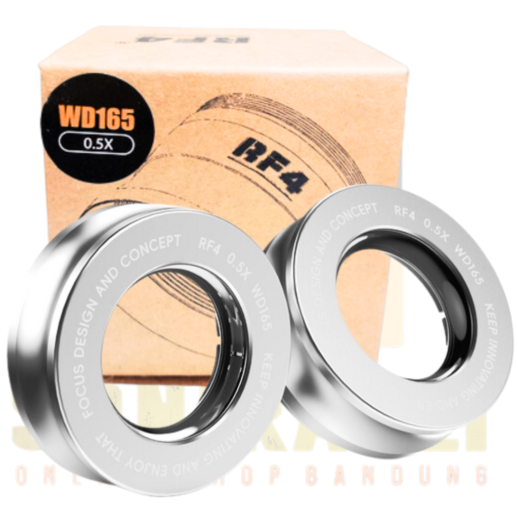 Jual RF4 WD165 0.5X AUXILIARY OBJECTS LENS FOR TRINOCULAR STEREO ZOOM MICROSCOPE | Shopee Indonesia