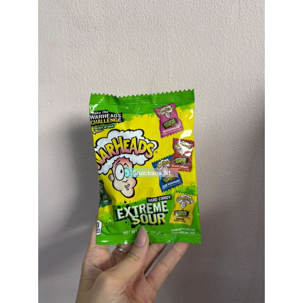 Jual WARHEADS EXTREME SOUR HARD CANDY- WARHEAD USA | Shopee Indonesia