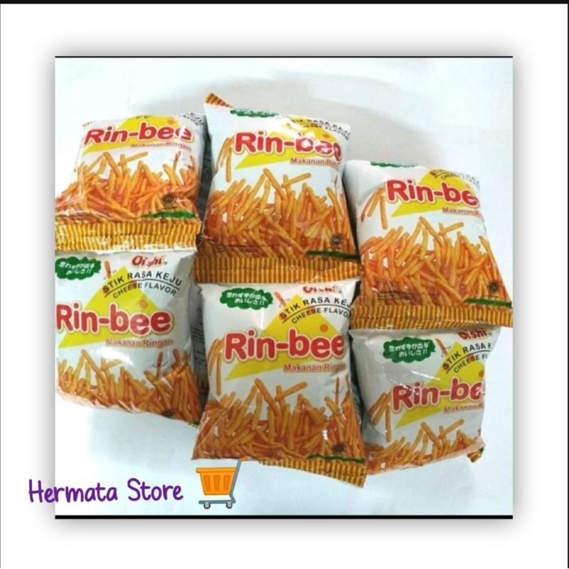 Jual Ringbee Oishi Keju 10Gr | Stik Keju isi 10 Bks/Rcg (Chiki/Ring Bee ...