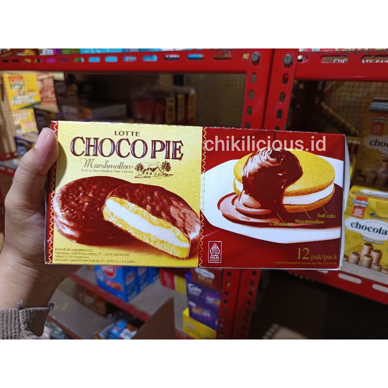 Jual Lotte Choco Pie (Isi 12 per Box) | Shopee Indonesia