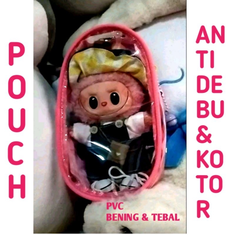Jual Tas Boneka Labubu Pouch Upset Duck PVC Transparan | Shopee Indonesia