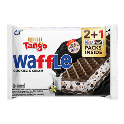 Jual Tango Waffle Cookiez & Cream 3 x 25g | Shopee Indonesia