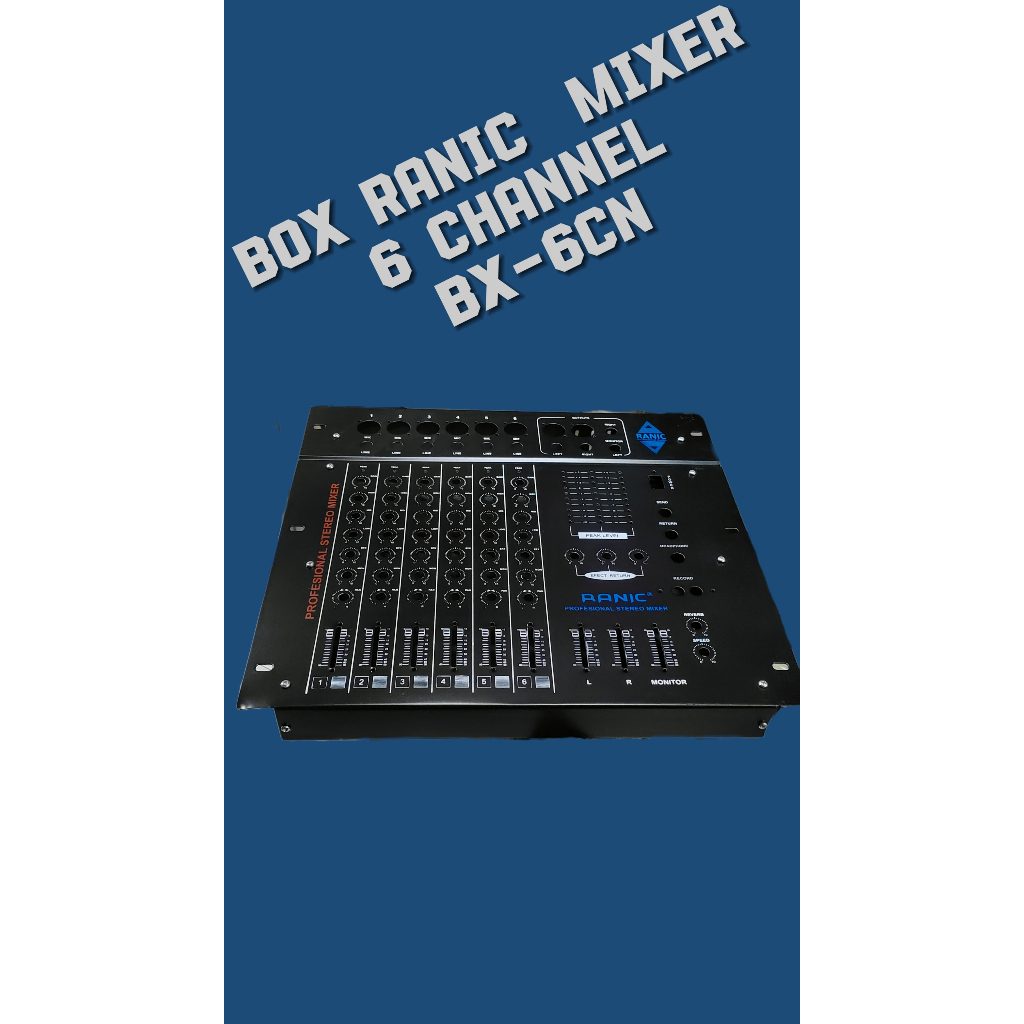 Jual BOX MIXER RANIC BX-6CN BOX AUDIO MIXER RANIC 6CN | Shopee Indonesia