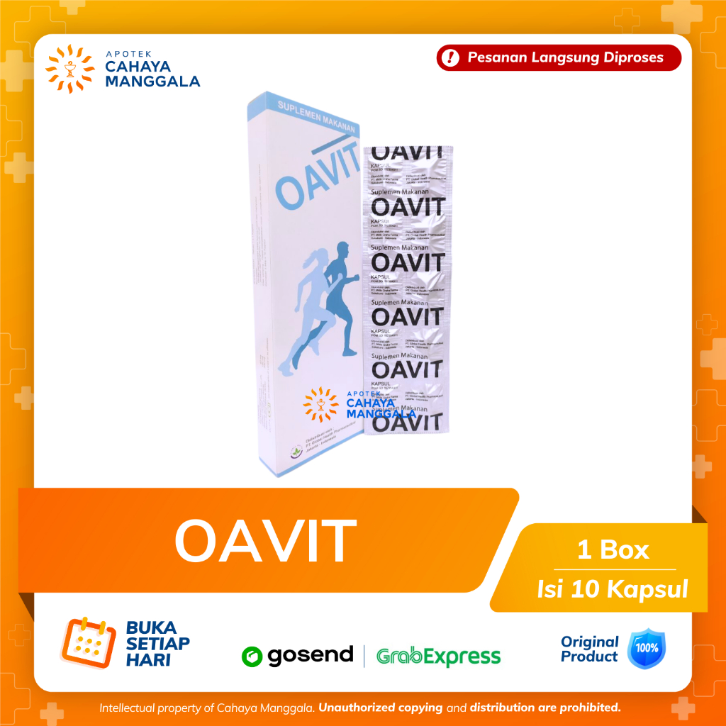 Jual OAVIT SUPLEMEN KESEHATAN SENDI PER BOX 30 KAPSUL | Shopee Indonesia