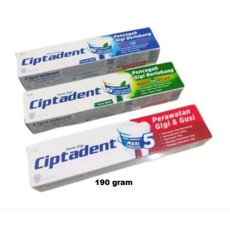 Jual Ciptadent maxi 12 plus 190g | Shopee Indonesia