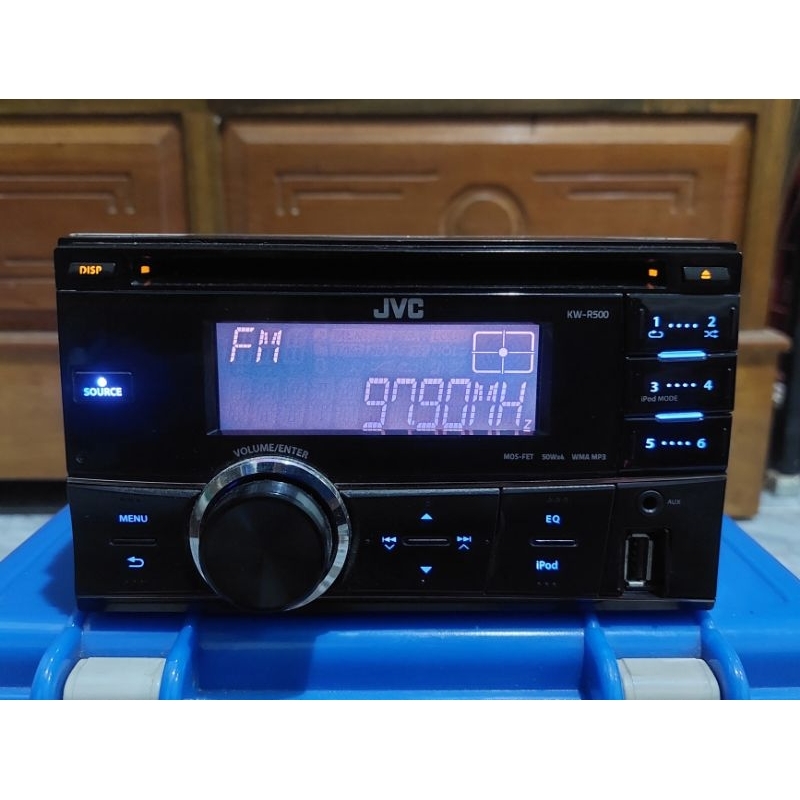 Jual head unit, tape mobil double din JVC KW-R500H4 | Shopee Indonesia