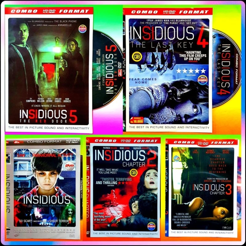 Jual KASET DVD INSIDIOUS TERBARU LENGKAP 1-5- LENGKAP FULL BOX ...