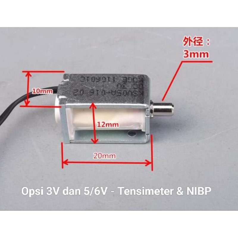 Jual Selenoid valve Solenoid tensimeter Omron dkk dan NIBP Patient ...