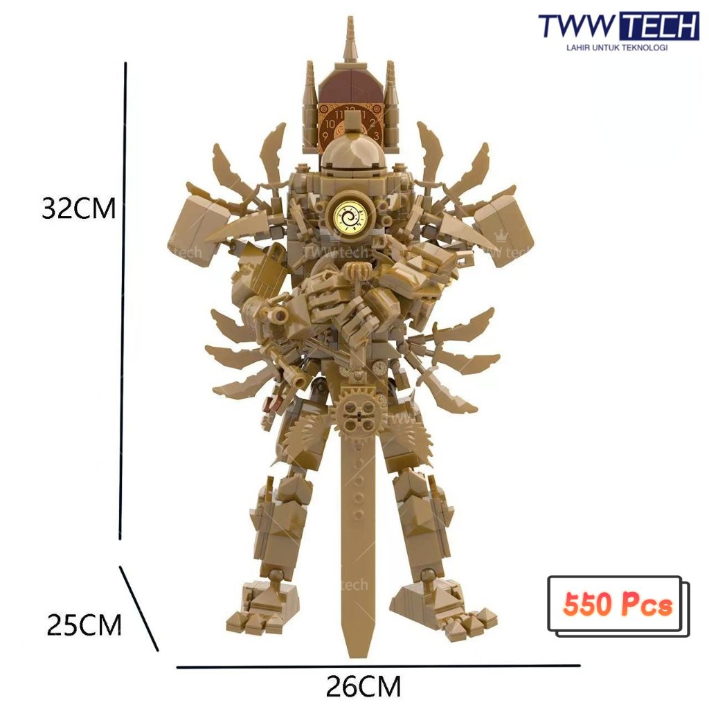 Jual TWW Skibidi Toilet Titan TV Man/ Titan TV Man upgrade Model ...