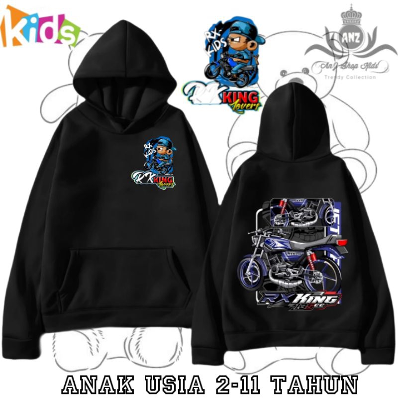 Jual Jaket Hoodie Anak Motor Rx king ,Vespa untuk usia 2-11 Tahun 9 ...