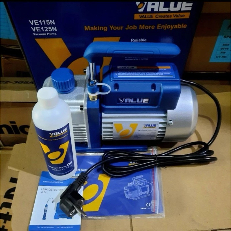 Jual MESIN VAKUM VACUMM AC / AC MOBIL / KULKAS - VALUE 1/4 HP-VE115N ...