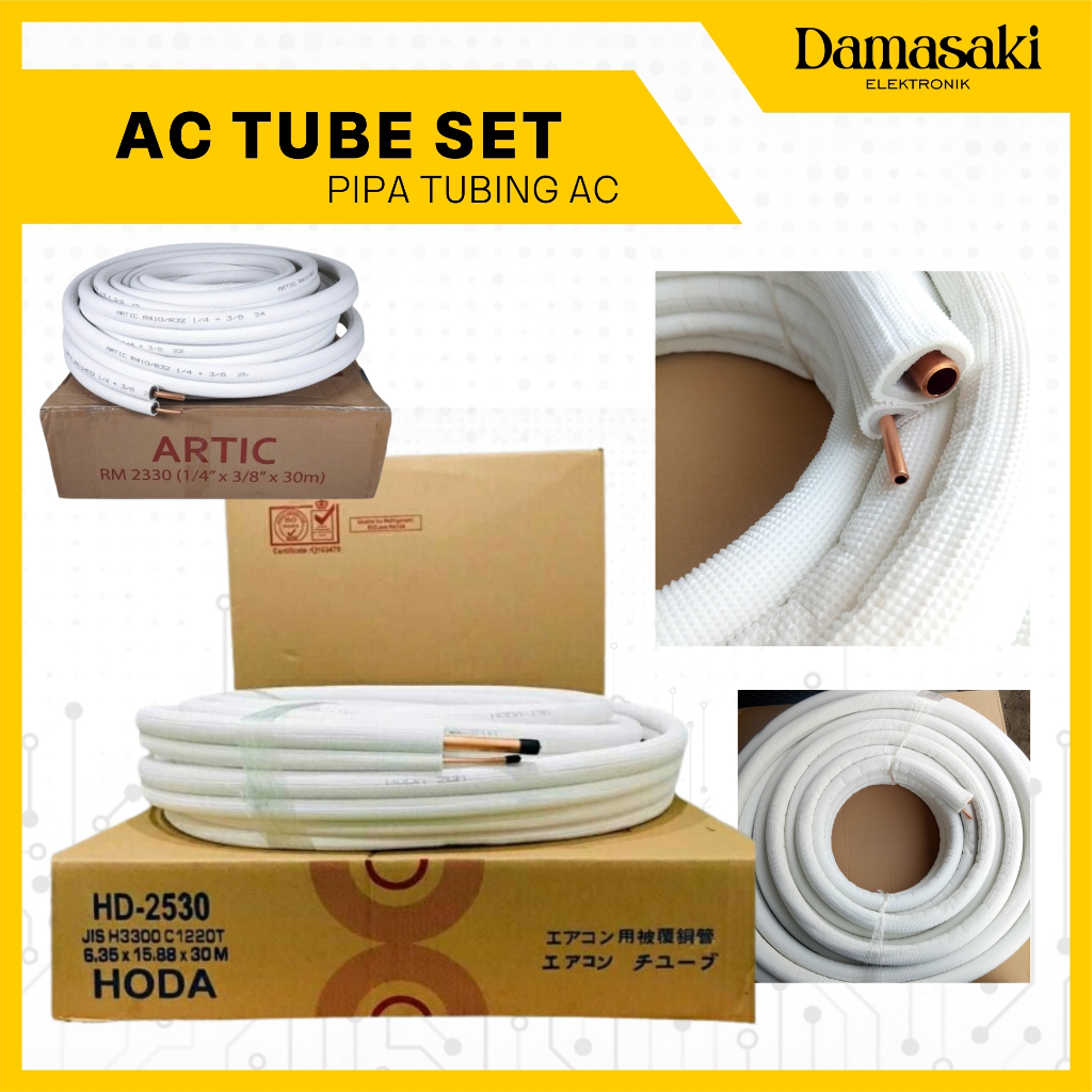 Jual PIPA AC SET HODA TECOM DURATUBE ROLL | Shopee Indonesia
