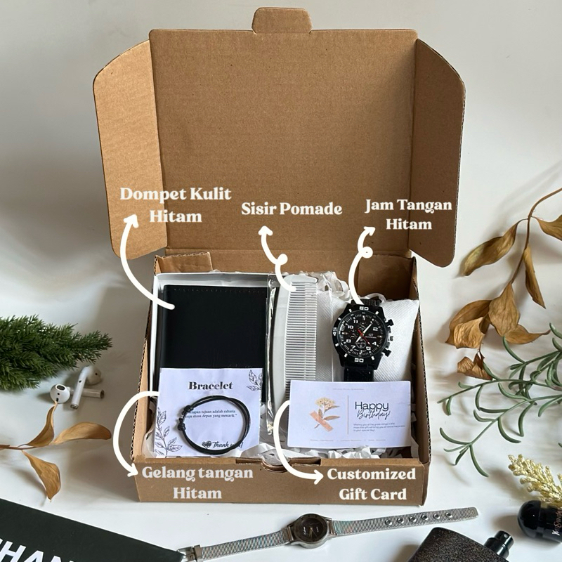 Jual Kadodibox (SM3) Paket Kado Cowok Aesthetic Bermanfaat Kado Ulang ...