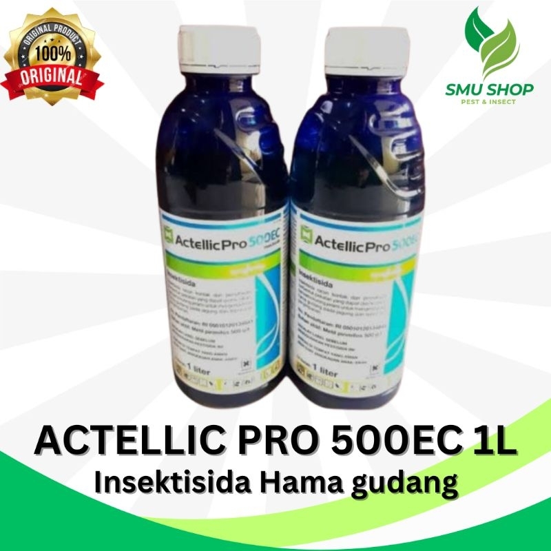 Jual ACTELLIC PRO 500EC 1 LITER INSEKTISIDA HAMA GUDANG BERAS JAGUNG ...