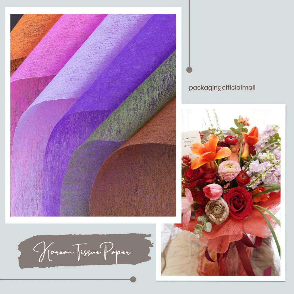 Jual KOREAN TISSUE PAPER / KERTAS TISU / KERTAS BUKET BUNGA / FLORIST ...