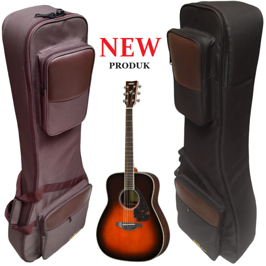 Jual Tas Gitar Akustik Size Jumbo Bahan Tebal Anti Air Warna Coklat DN ...