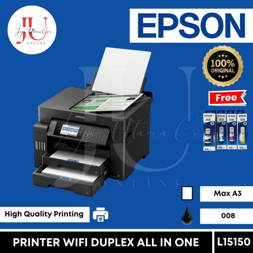 Jual Epson EcoTank L15150 / L15160 / L15180 A3 Wi-Fi Duplex All-in-One ...