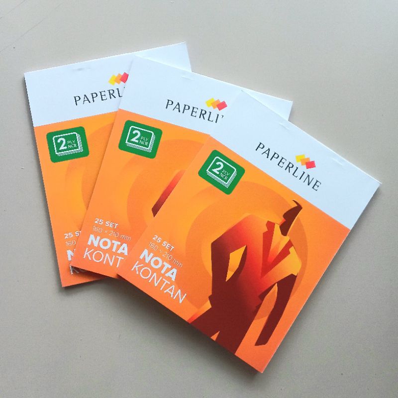 Jual Nota B2 Paperline 2 Ply ( Pak ) [ Original ] | Shopee Indonesia
