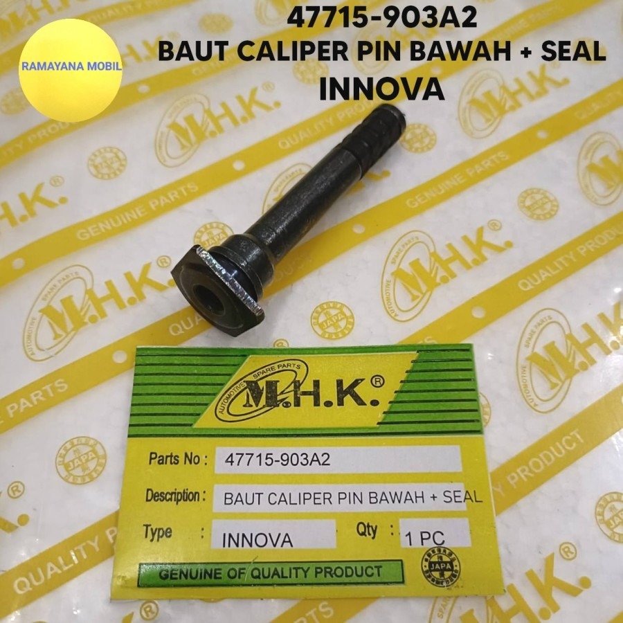 Jual PEN BAUT CALIPER PIN BAWAH + SEAL 10 X 73 TOYOTA KIJANG INNOVA TGN40 | Shopee Indonesia