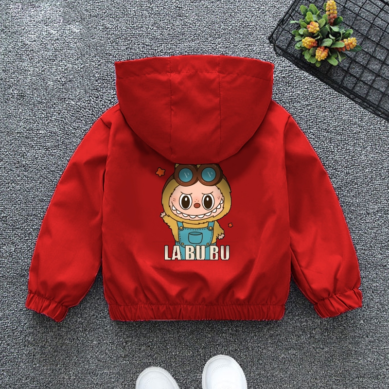 Jual JAKET MOTOR ANAK PEREMPUAN MOTIF LABUBU TERBARU COAT PARASUT ...