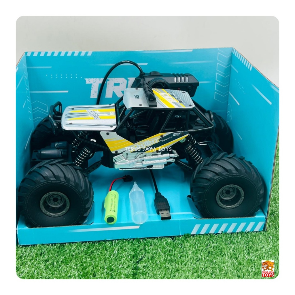 Jual Mainan Mobil Offroad Remote Control Metal Climbing Cross Spray Car ...