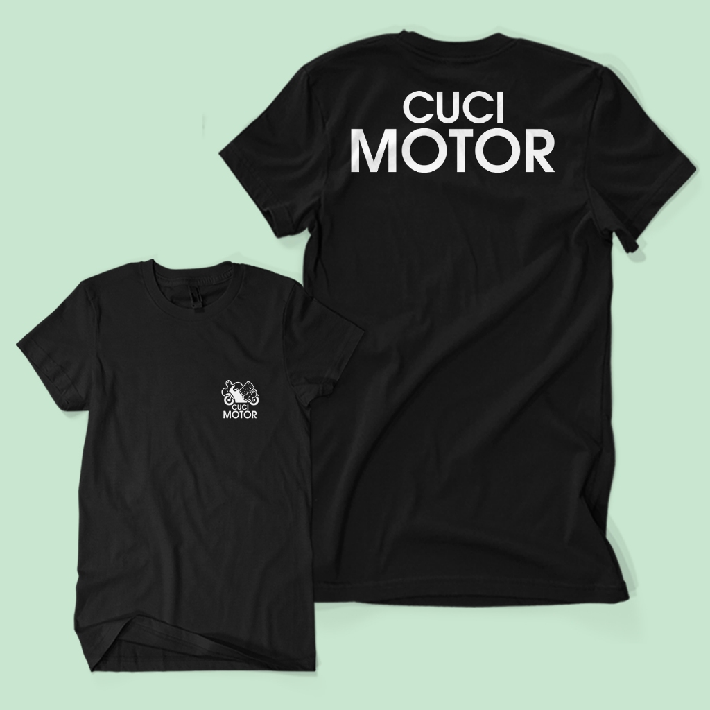 Jual Baju Kaos CUCI MOTOR - Atasan Katun Combed Pria Wanita Sablon DTF ...