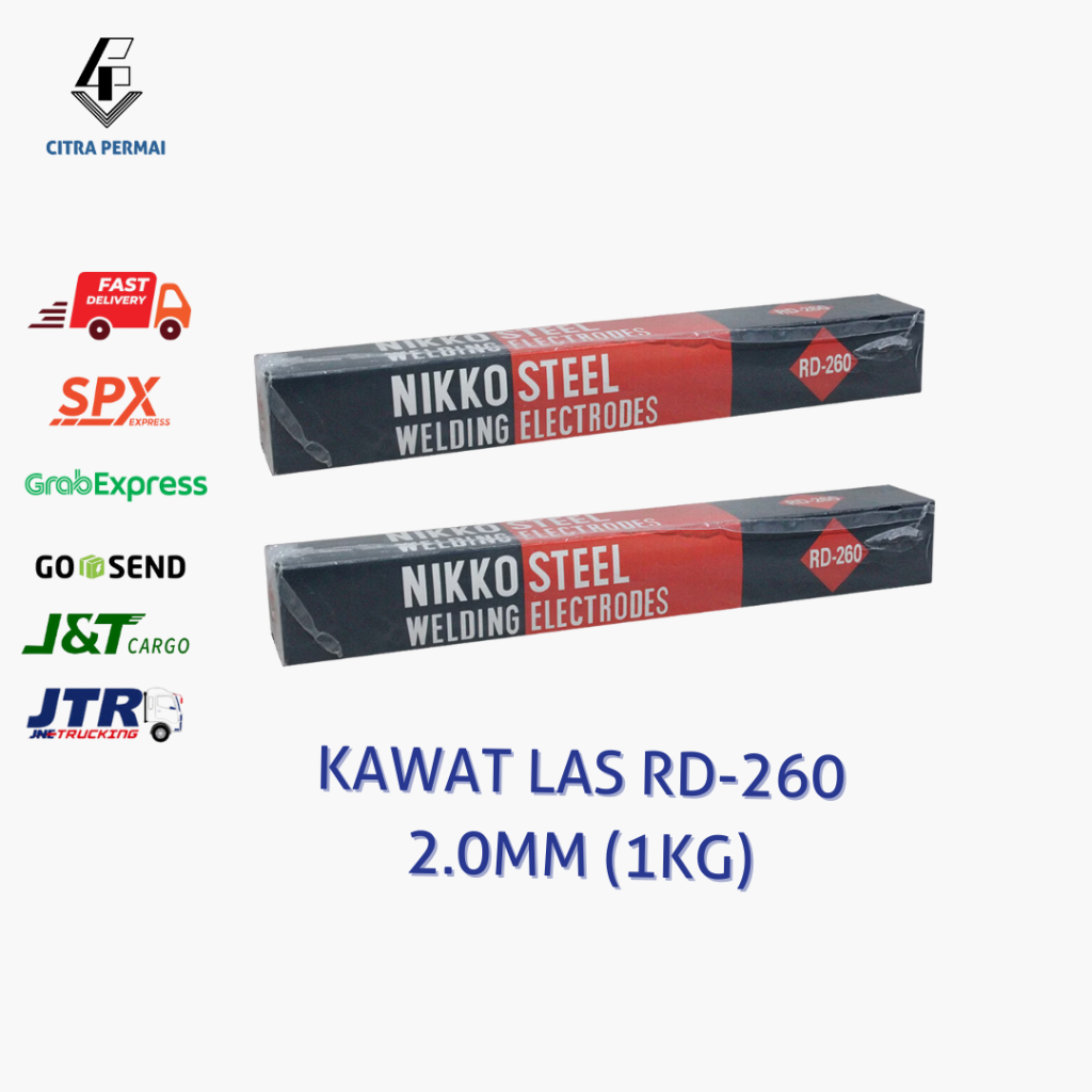 Jual KAWAT LAS NIKKO STEEL RD-260 2,0mm (KEMASAN 1KG) / KAWAT LAS BERKUALITAS | Shopee Indonesia