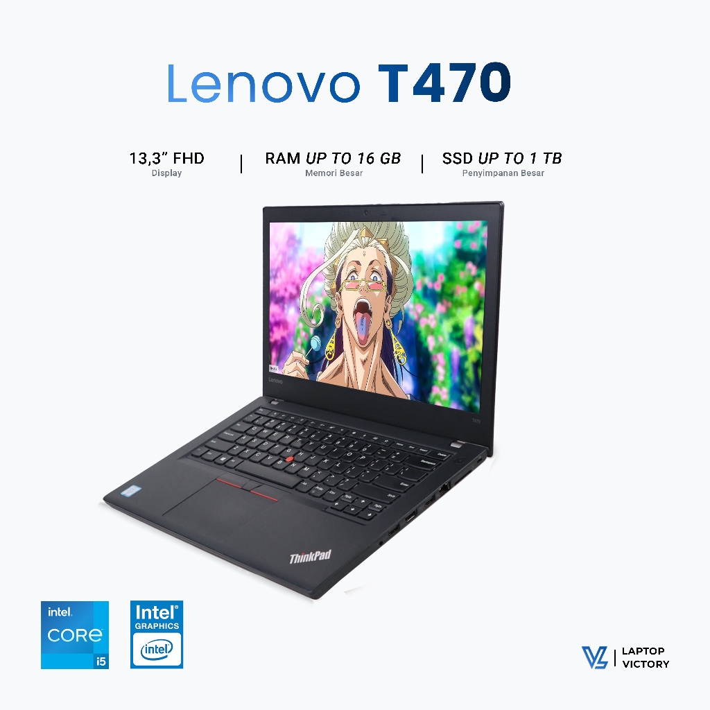 Jual LAPTOP LENOVO THINKPAD T470 I7 GEN 6 | LAYAR 14 INCH | KEYBOARD ...