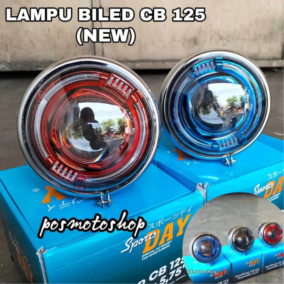 Jual Lampu Depan Biled CB 125 Set Batok CB125 Reflektor CB GL Tiger MP ...