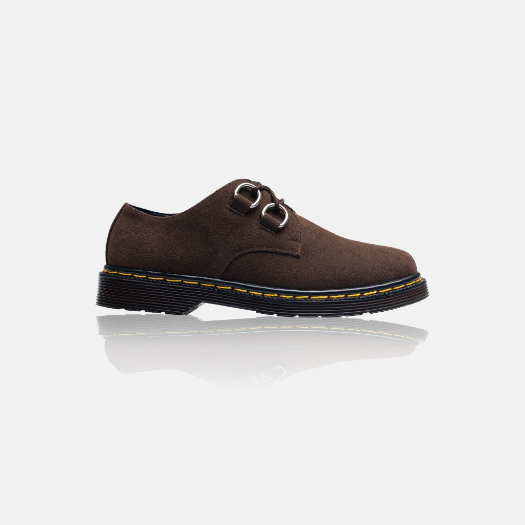 Jual Sepatu Derby D-Ring | Vale Brown | Walkvibes | Shopee Indonesia