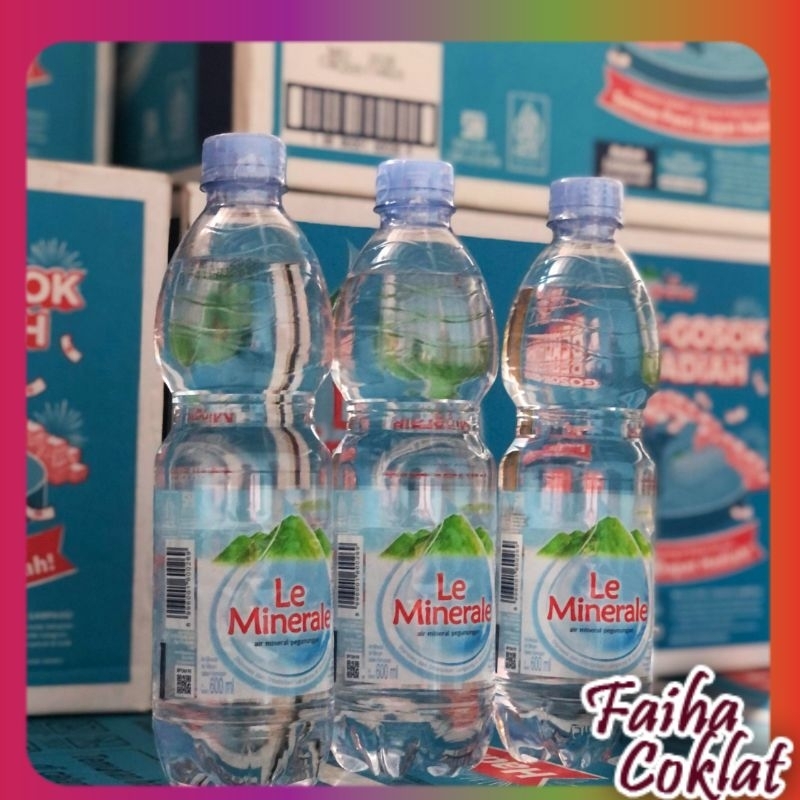 Jual Air Mineral Le Minerale 600ML 1 Dus isi 24pcs Air Mineral Kemasan Botol Le Minerale Sehat ...