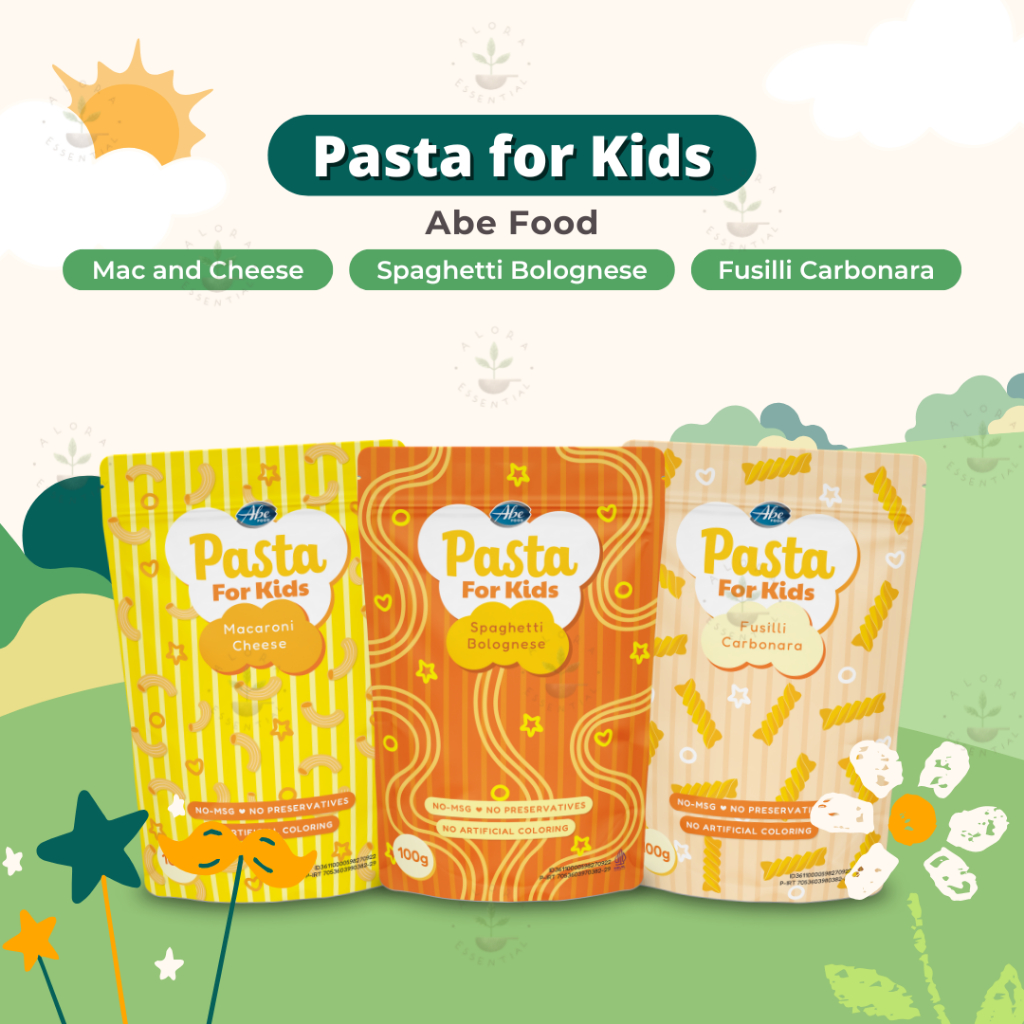 Jual Abe Food Pasta For Kids 100gr - Pasta Anak - Snack Anak - Cemilan ...