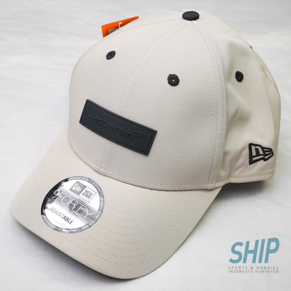 Jual Topi McLaren F1 original New Era stone off white rubber patch ...
