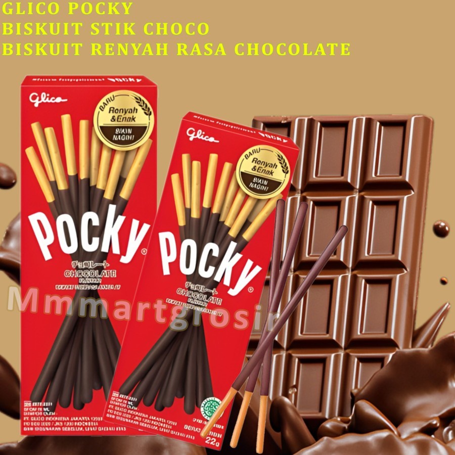 Jual Pocky / Biskuit Stik Cokelat / Biskuit Stik Renyah Rasa Chocolate ...