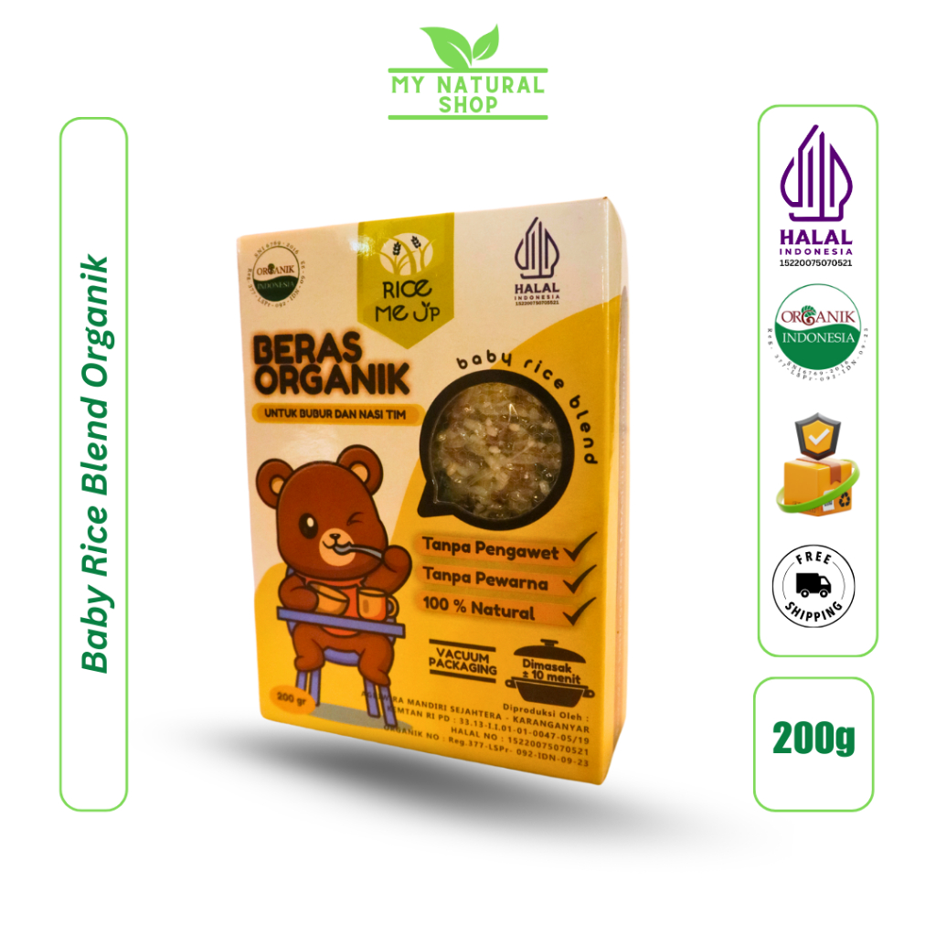 Jual Rice Me Up Baby Rice Organik Untuk Bayi MPASI ( Quick Cook ...