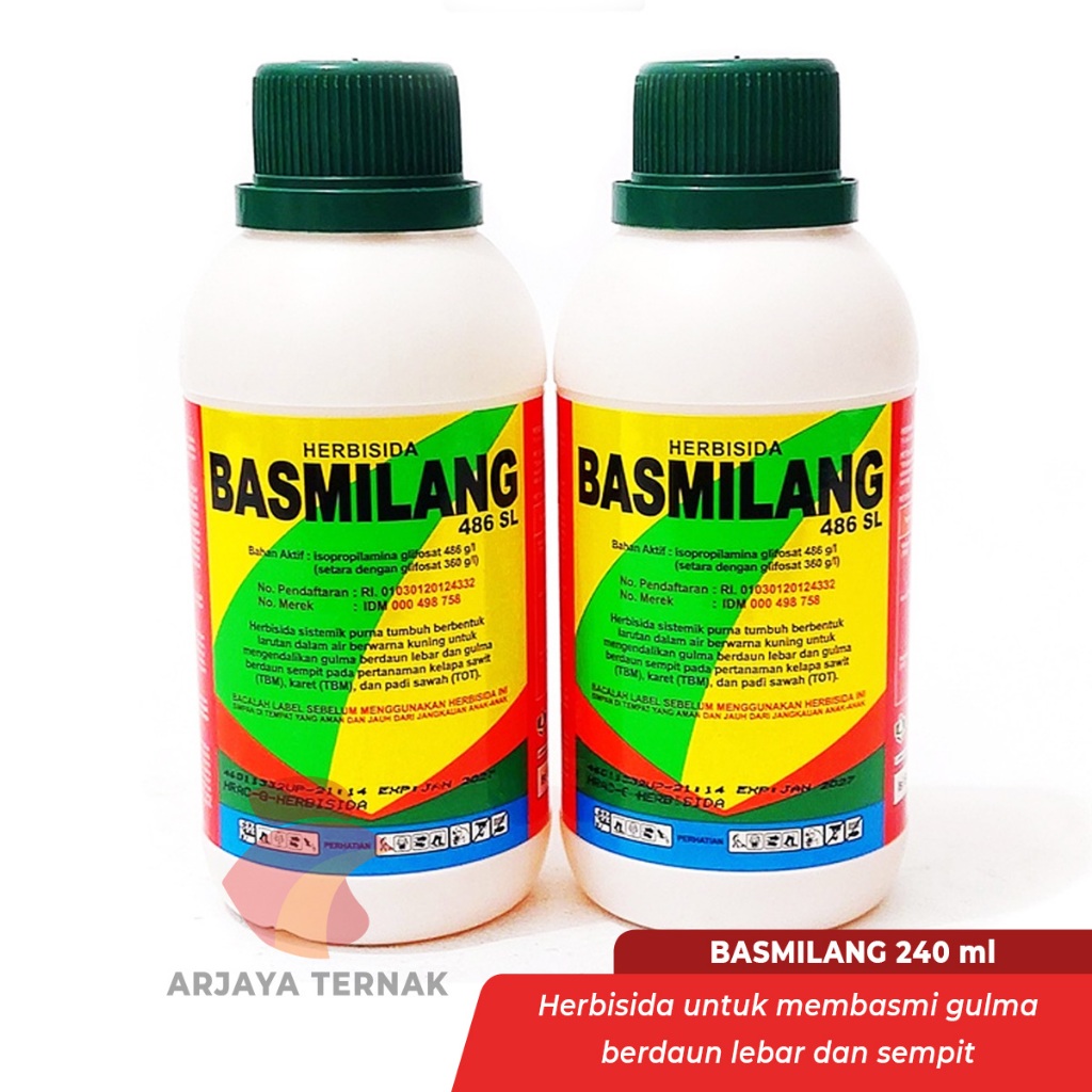 Jual BASMILANG 486SL 240ml PETISIDA RACUN RUMPUT LIAR COCOK UTK SAWIT ...