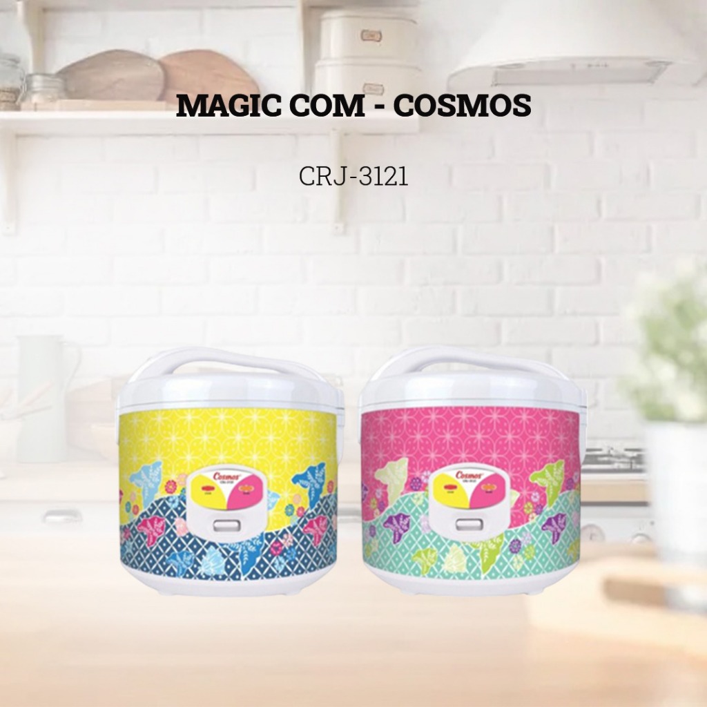 Jual COSMOS Magicom/rice cooker 1.8 liter CRJ3121 | Shopee Indonesia