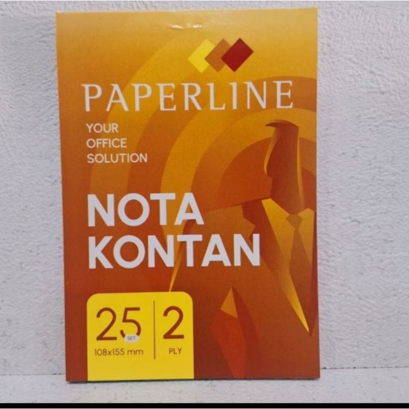 Jual Nota kontan 2ply merk paperline / harga per PCS | Shopee Indonesia